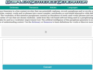 Complex Sentence Generator: 7 Tools To Build Good Statements